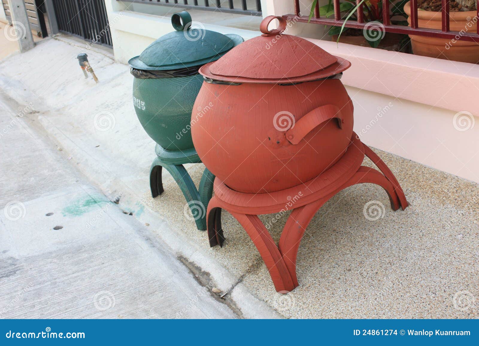 Bin stock photo. Image of environmental, object, color - 24861274