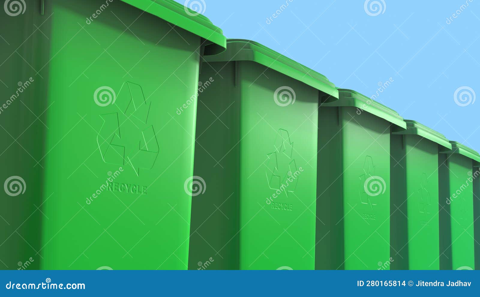 Bin Container for Disposal Garbage Waste and Save Environment Stock ...