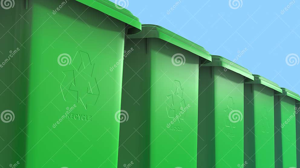 Bin Container for Disposal Garbage Waste and Save Environment Stock ...
