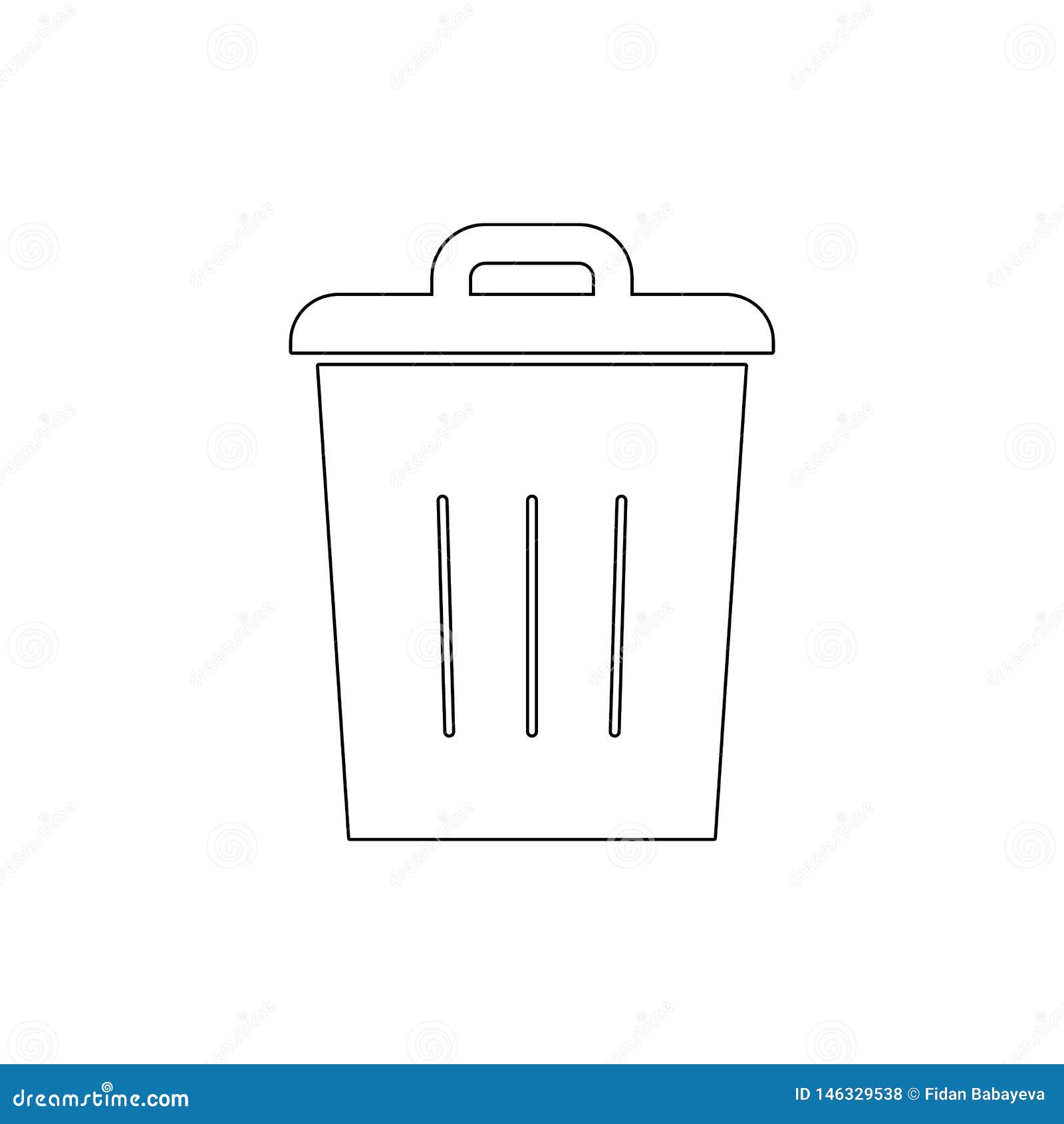 Bin Delete Empty Full Recycle Remove Trash Outline Icon. Signs and ... Bin Delete Empty Full Recycle Remove Trash Outline Icon. Signs and ...