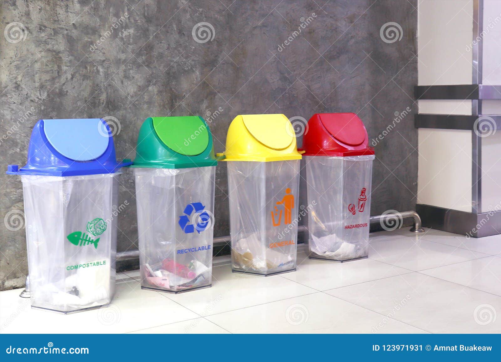 Bin Garbage Waste, Plastic Bin Recycle Trash Inside The Mall, Bin ...