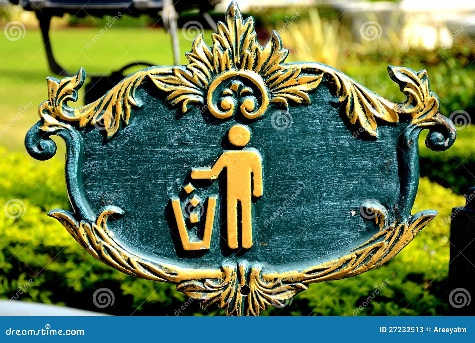 Bin sign. stock image. Image of clean, beautiful, trashcan - 27232513