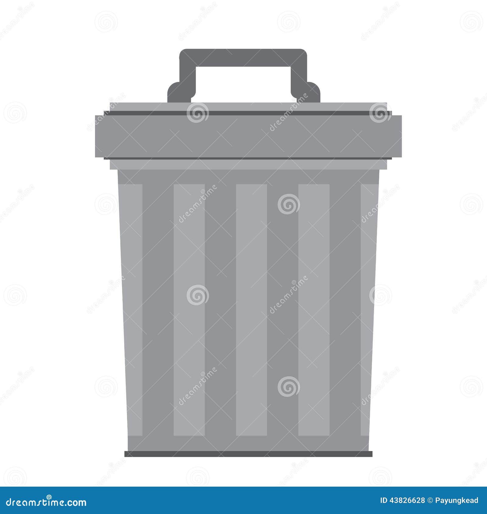 Bin vector stock vector. Illustration of environment - 43826628