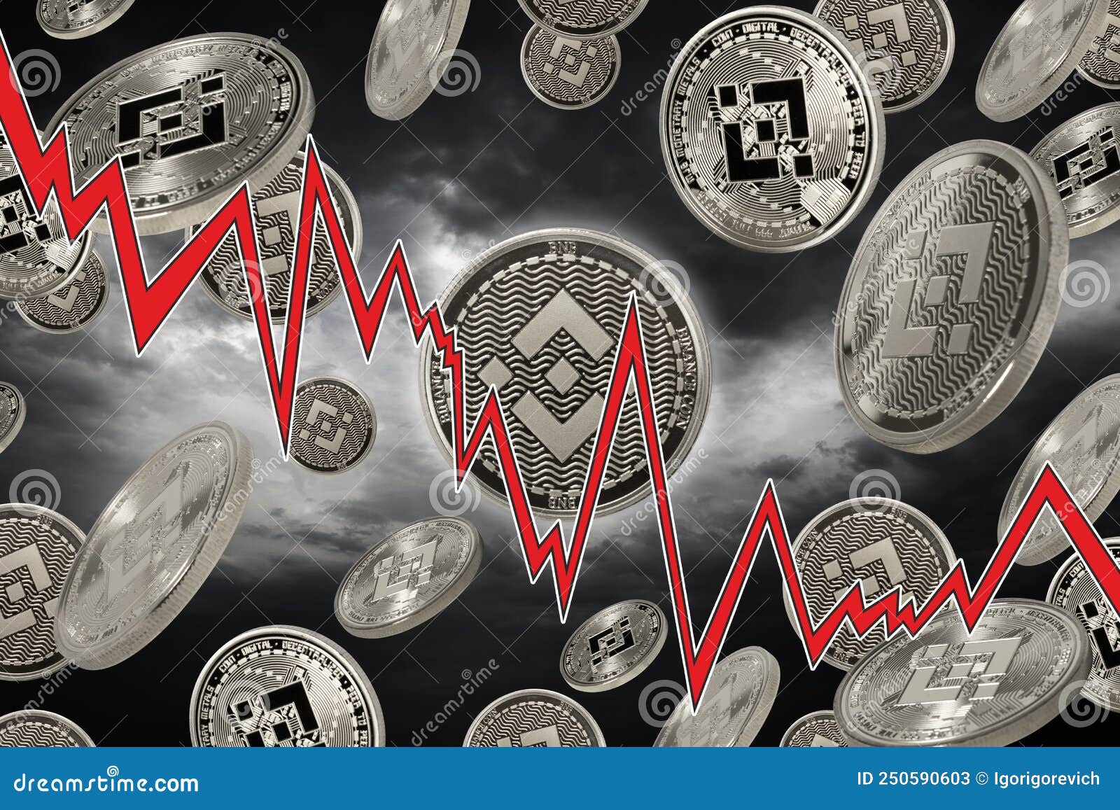 Binance crash editorial stock photo. Image of coin, crisis - 250590603