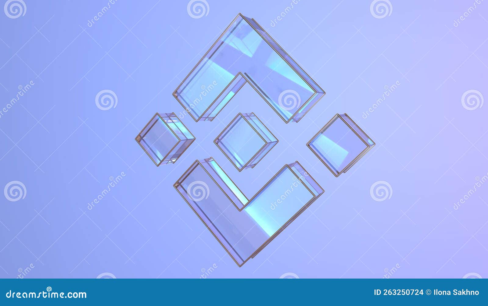 Binance Cryptocurrency Icon. a Glass 3D Binance Symbol Editorial Stock ...