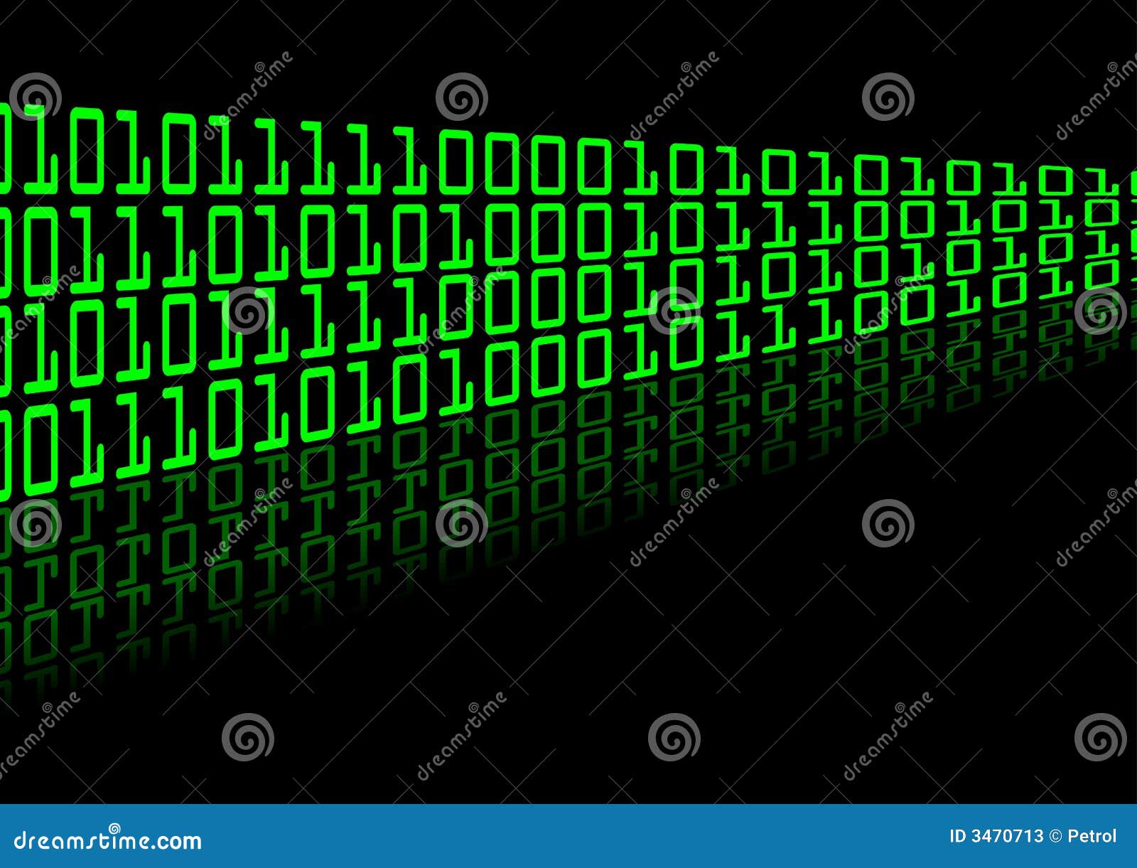 Binaries stock vector. Illustration of internet, bits - 3470713