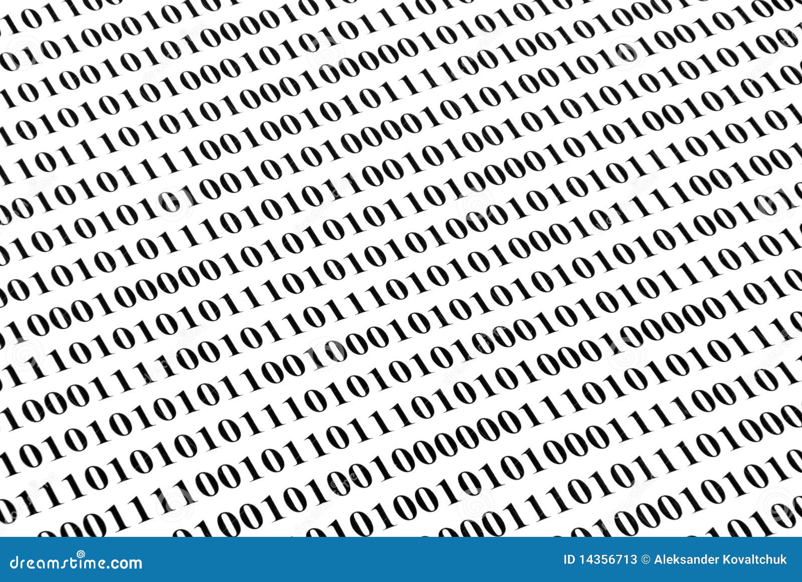 Binarny tło kod obraz stock. Obraz złożonej z biały, czerń - 14356713