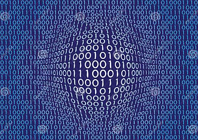 Binary stock vector. Illustration of backgrounds, data - 11195598