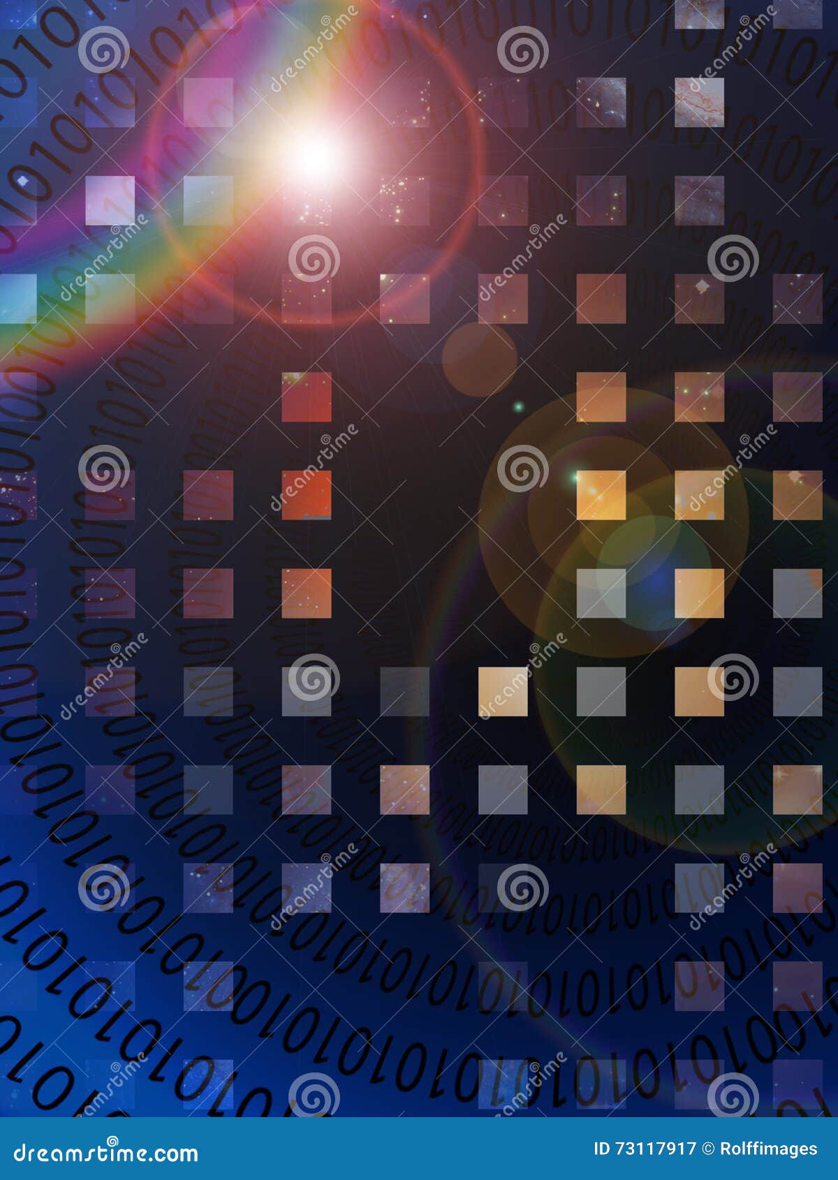 Binary Abstract stock illustration. Illustration of information - 73117917