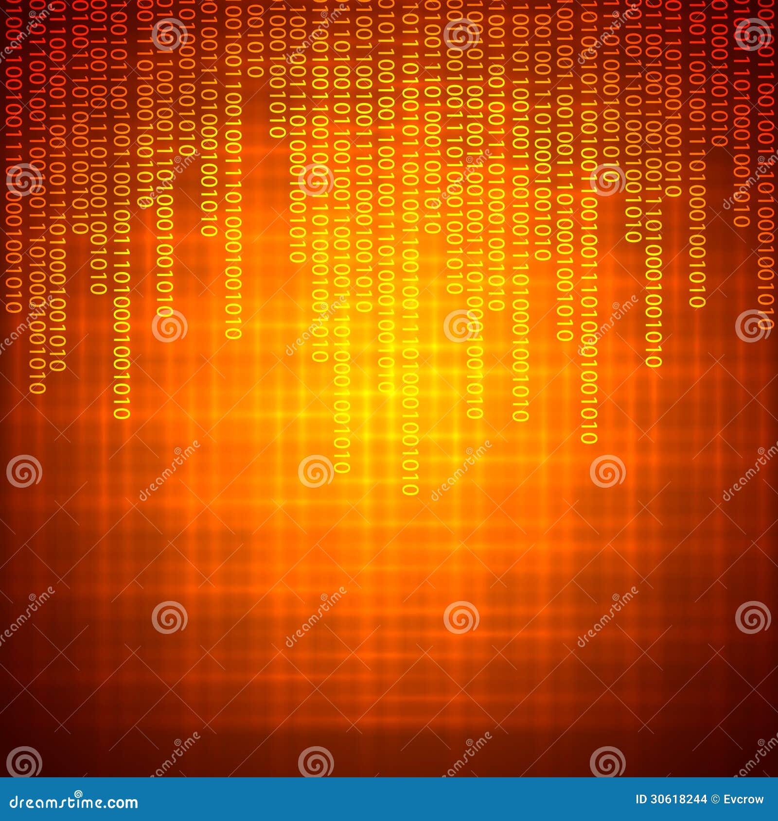 Binary background stock vector. Illustration of modern - 30618244
