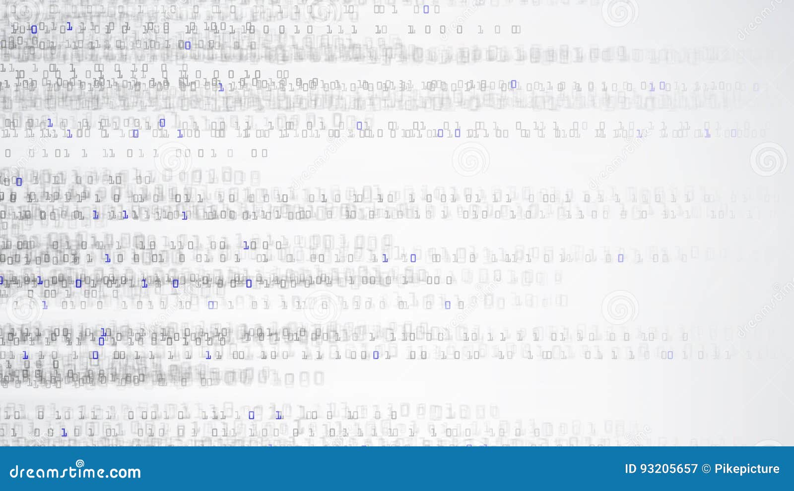 Binary Background. Matrix Style Binary Background With Falling Numbers ...