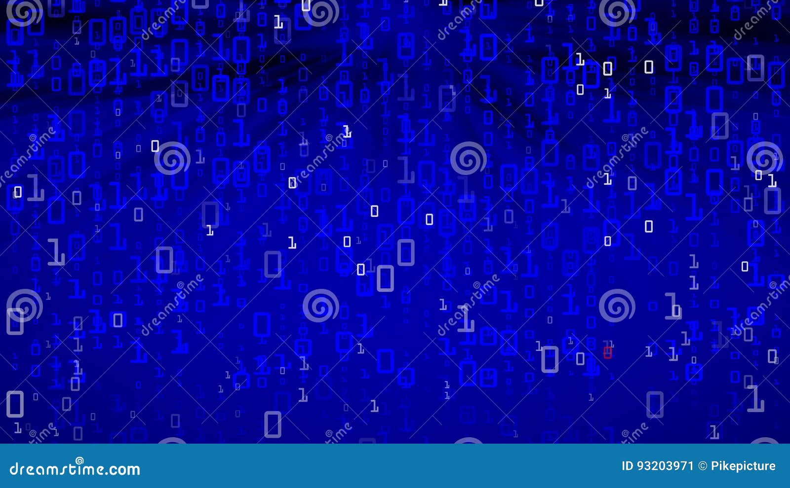 Binary Background. Running Numbers. Abstract Background. Vector ...