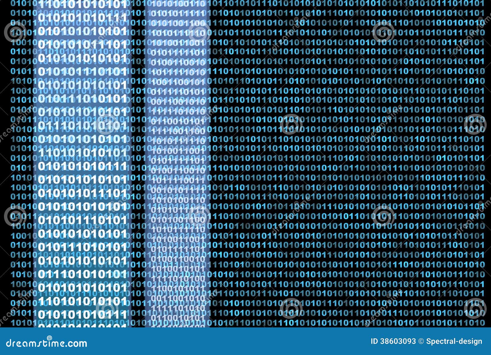Binary Background stock illustration. Illustration of data - 38603093
