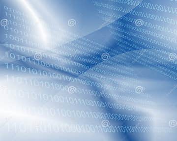 Binary Background - Technology Stock Illustration - Illustration of ...