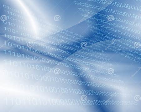Binary Background - Technology Stock Illustration - Illustration of ...