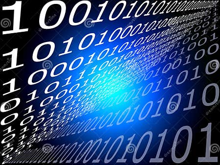 Binary board stock illustration. Illustration of internet - 805310