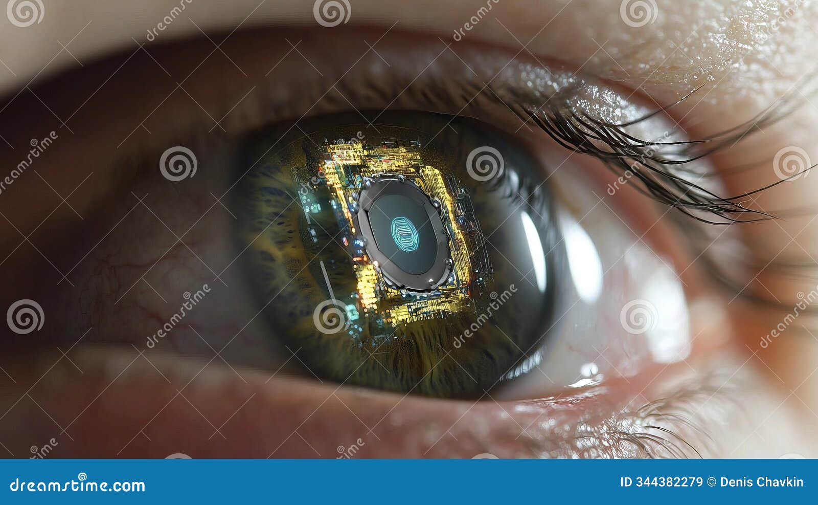 Binary Circuit Board Future Technology, Human Eye Technology Pupil ...