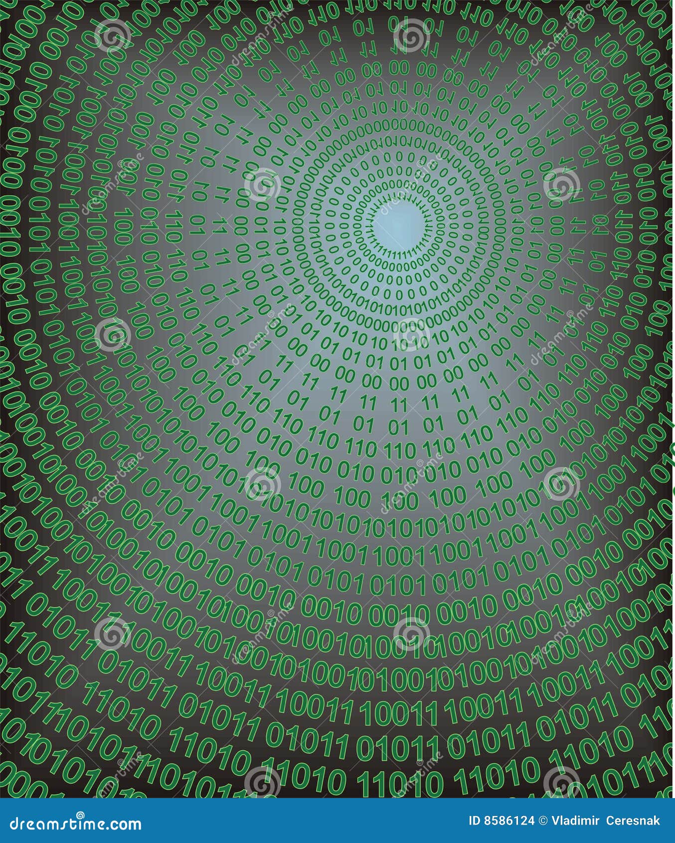 Binary code 1 stock vector. Illustration of spying, firewall - 8586124