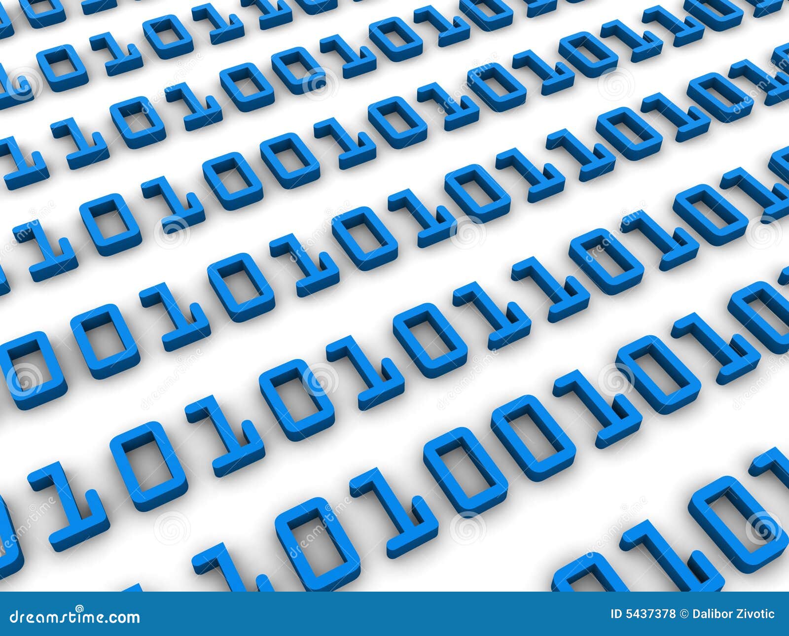 Binary code stock illustration. Illustration of ideas - 5437378