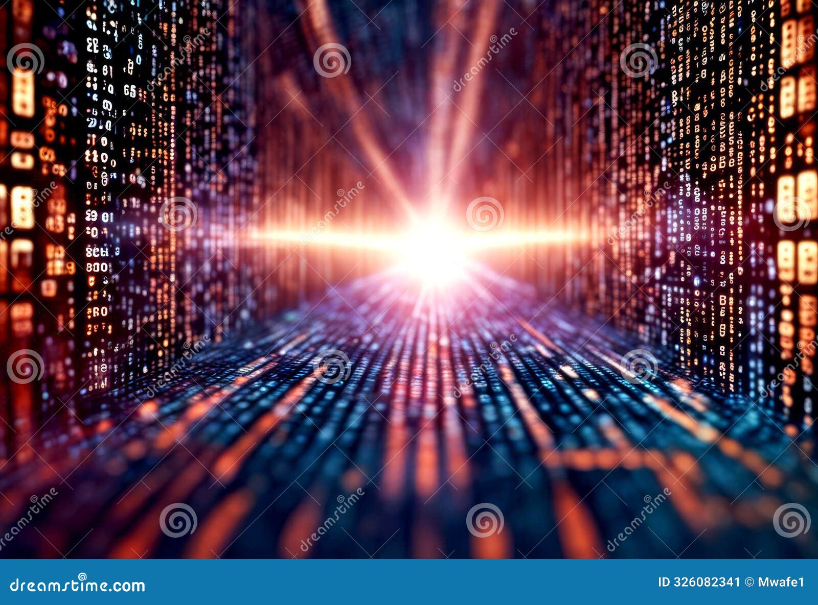 Binary Code Abstract Background Art Artwork Blue Business Coding ...