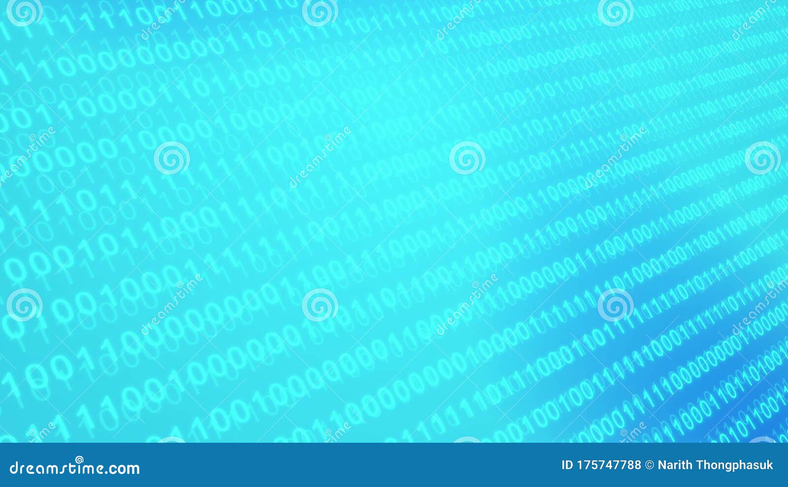 Binary Code Abstract Background, Digital on Screen, Coding Number Stock ...