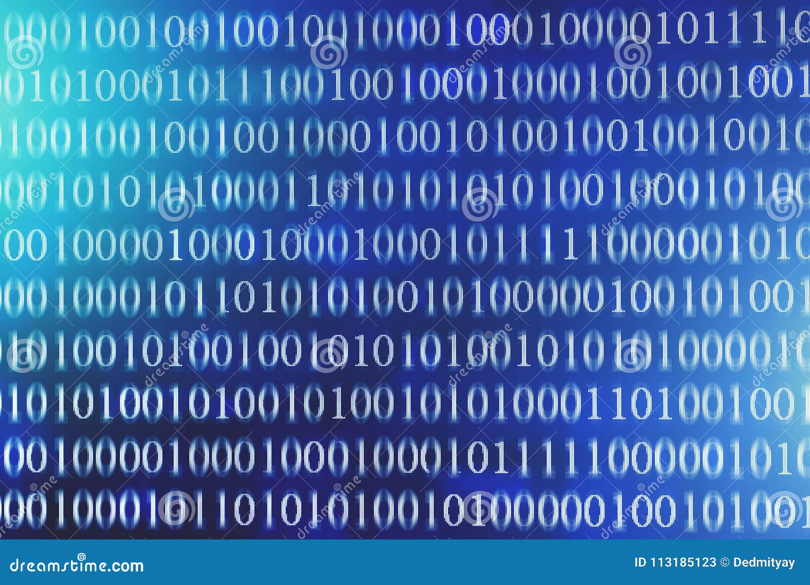 Binary Code Abstract Background Modern Technology Internet