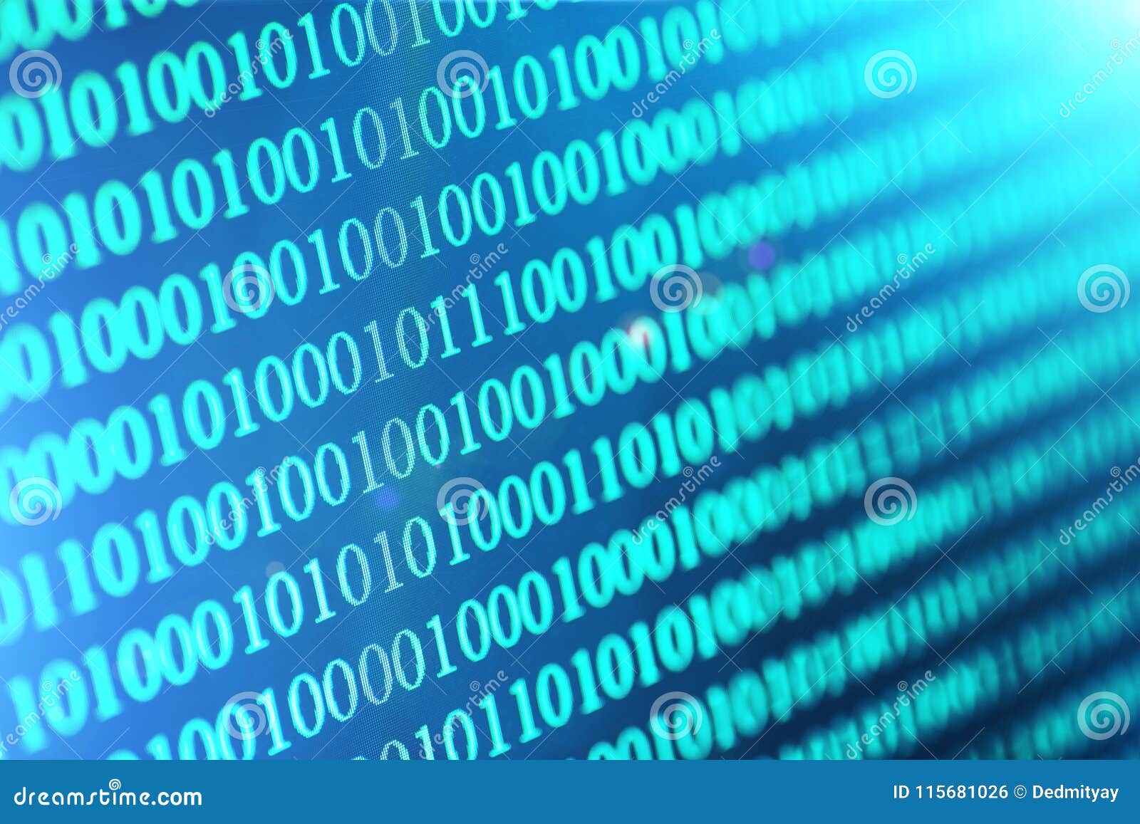 Binary Code Abstract Background. Modern Technology Internet ...