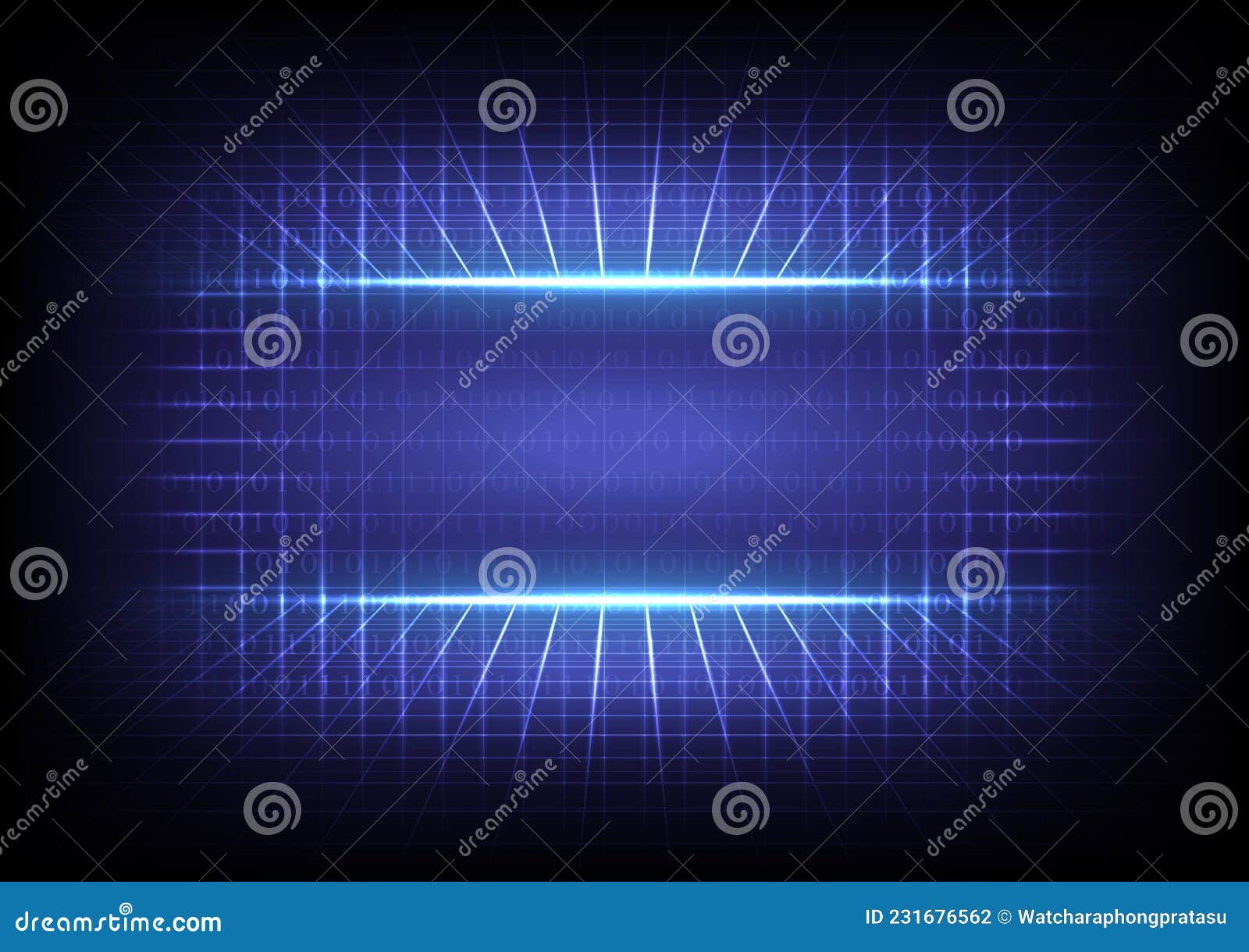 Binary Code Abstract Computer Matrix Background Graphic Data Technology Decryption