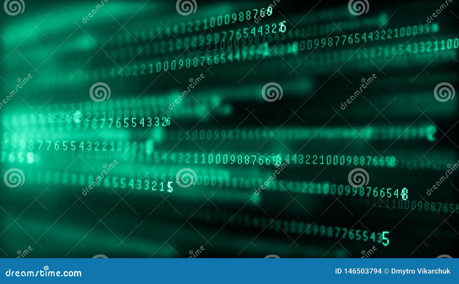 Binary Code Abstract Technology Background Big Data Coding Or Hacker Concept Binary Code