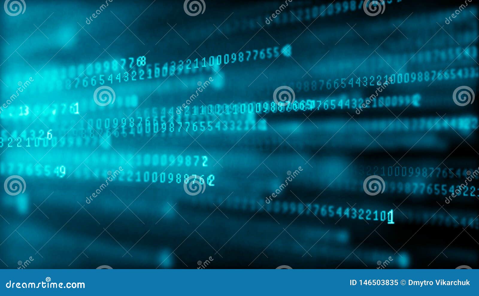 Binary Code Abstract Technology Background Big Data Coding Or Hacker Concept Binary Code