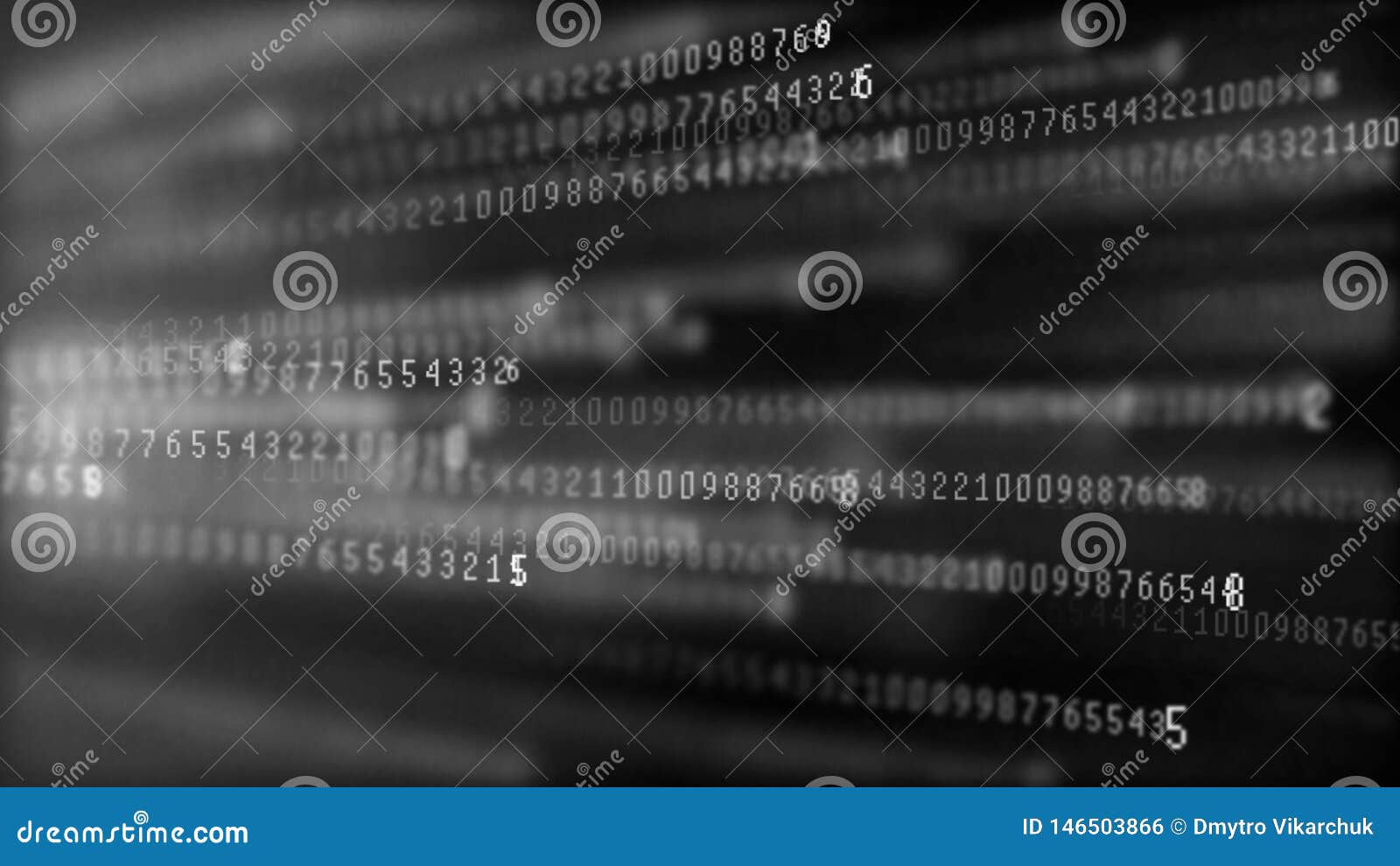 Binary Code Abstract Technology Background Big Data Coding Or Hacker Concept Binary Code