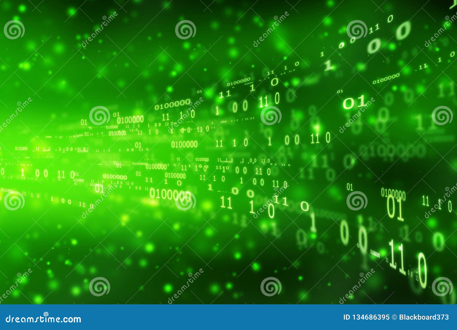 Binary Code Background Flowing Number One And Zero Text In Binary Code Format In Technology
