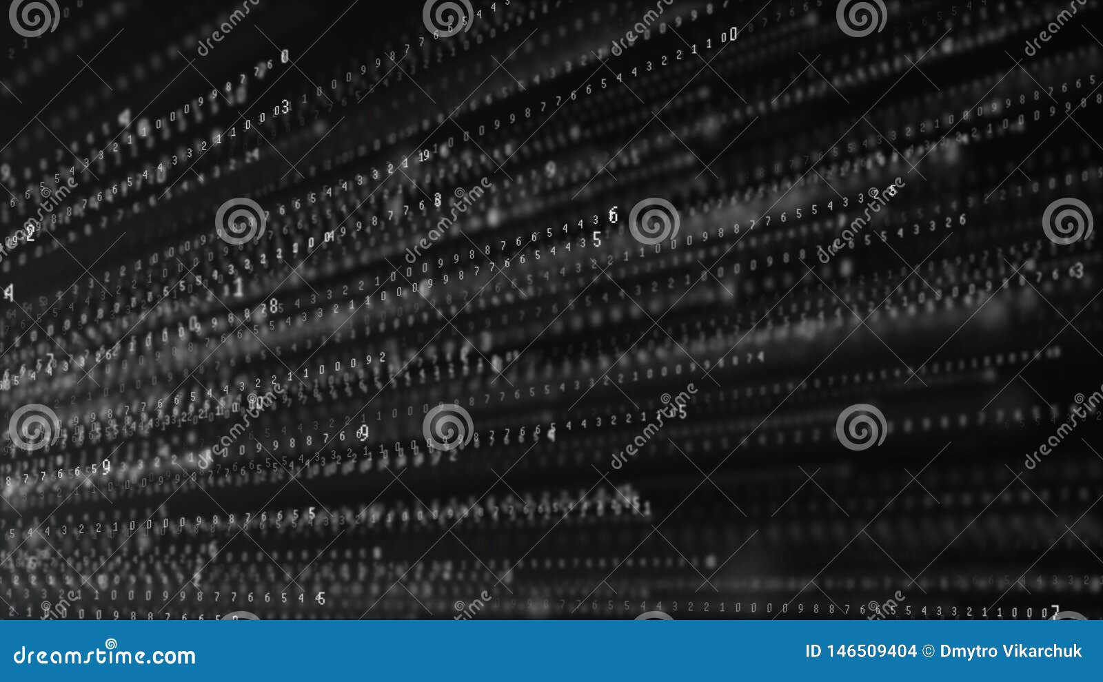 Binary Code Abstract Technology Background Big Data Coding Or Hacker Concept Binary Code