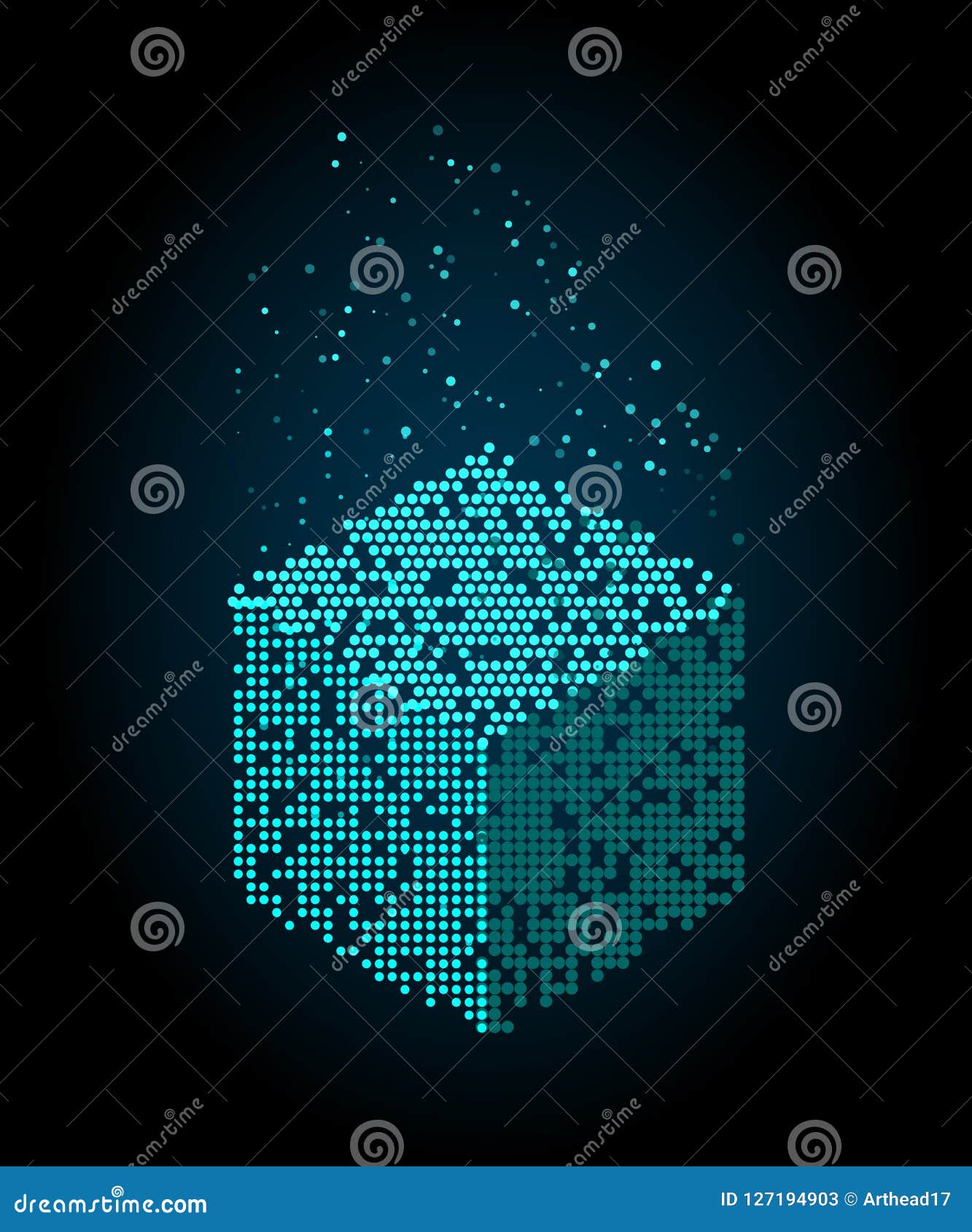 Binary Code Algorithms Vector Technology Background 127194903