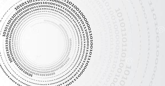 Binary Code, Artificial Intelligence. Program Code. Computer Background of Numbers in the Form ...