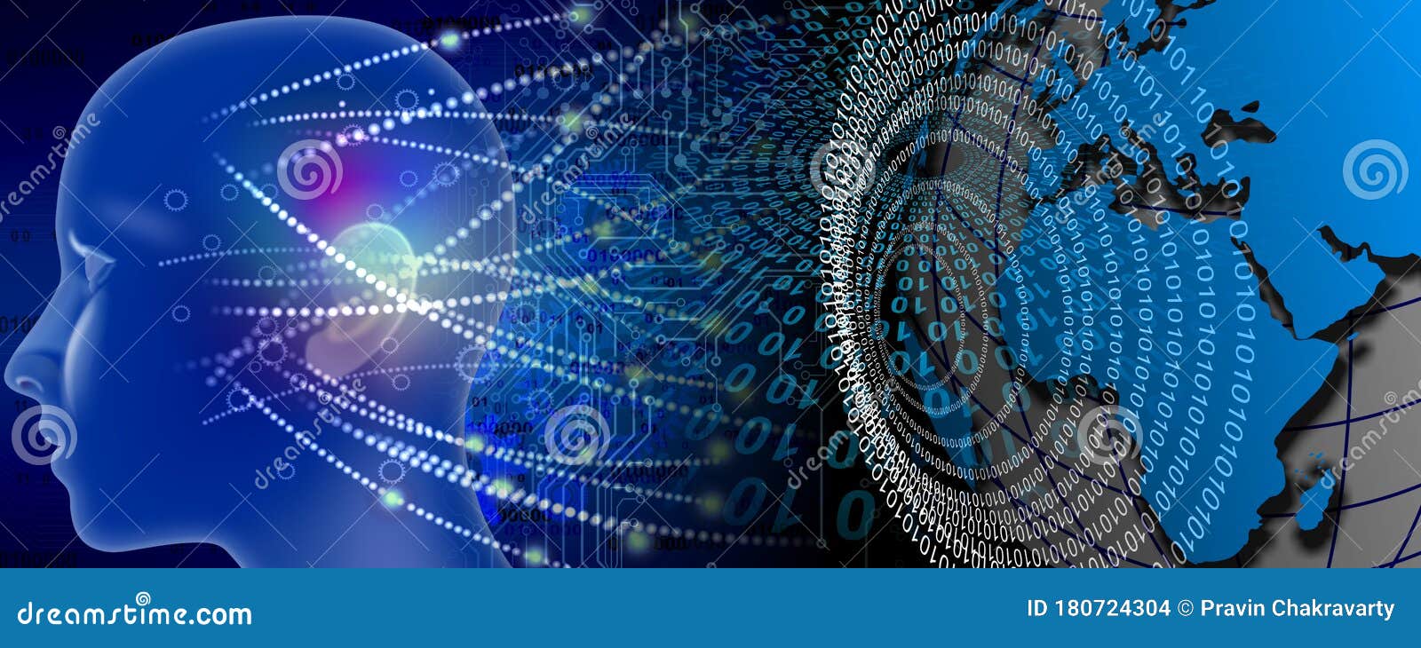 Binary Code Background, Artificial Intelligence Digital Abstract Technology Background. Java ...