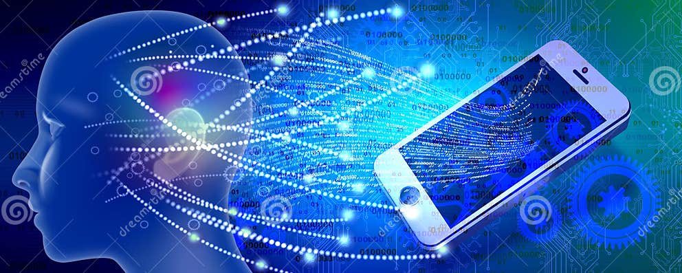 Binary Code Background, Artificial Intelligence Digital Eye Abstract Technology Background. Java ...