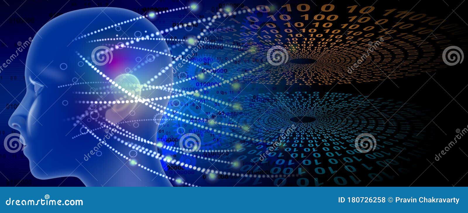 Binary Code Background, Artificial Intelligence Digital Eye Abstract Technology Background. Java ...