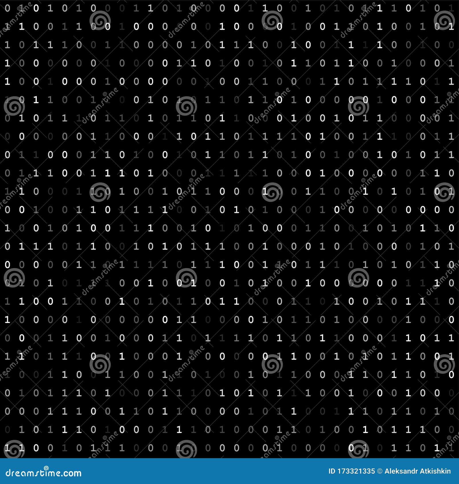 Binary code background stock vector. Illustration of texture - 173321335