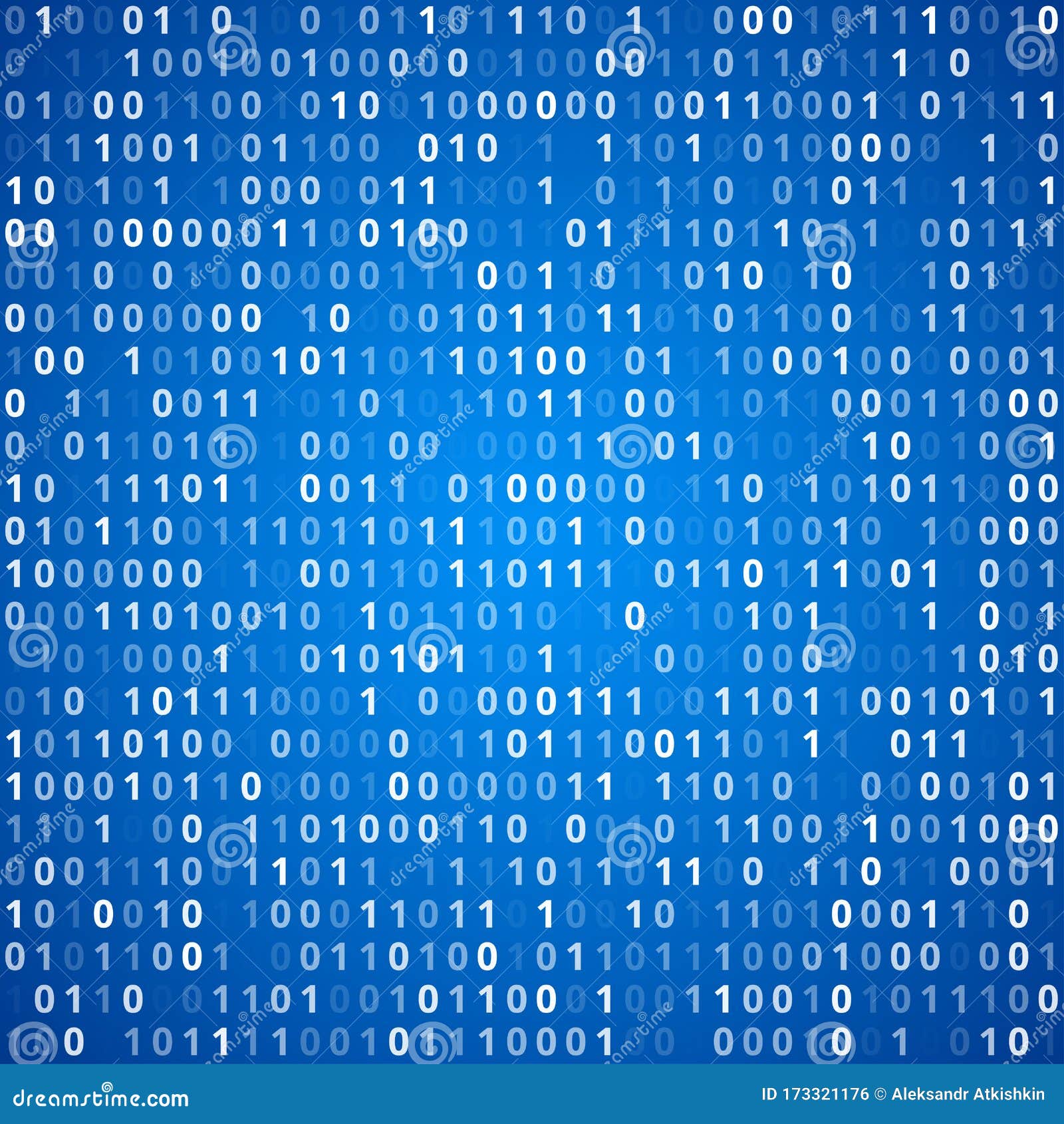 Binary code background stock vector. Illustration of digit - 173321176