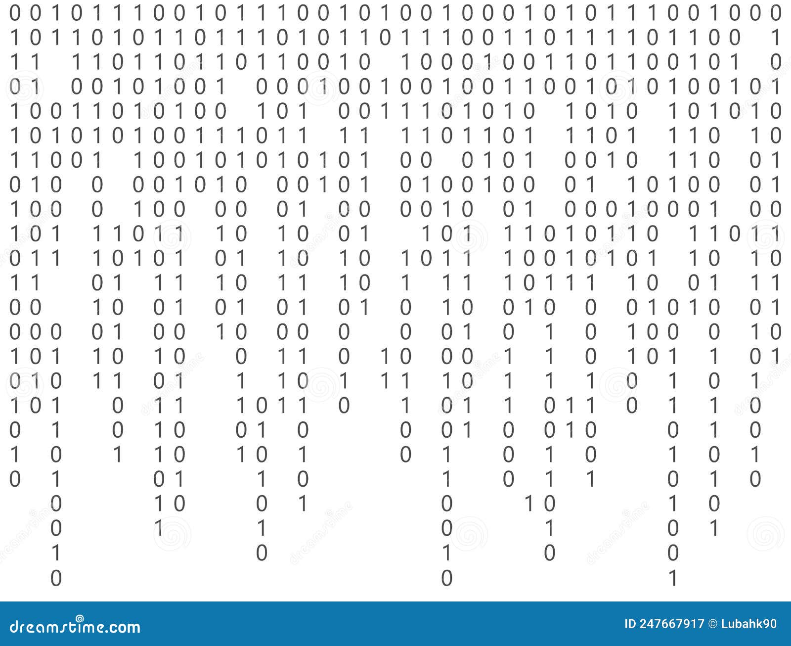 Binary Code Background Byte Data Programmer Matrix Script Digital Stream Pattern Computer