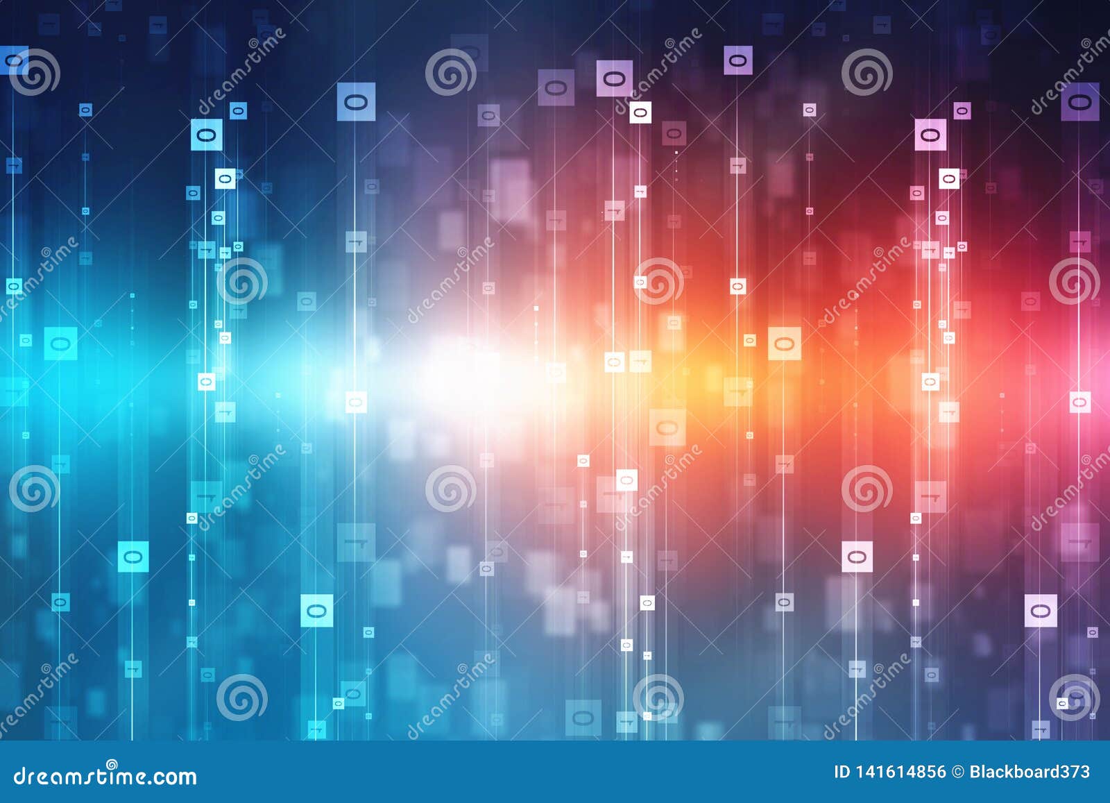Binary Code Background, Digital Abstract Technology Background Stock ...