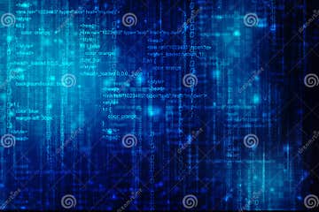 Binary Code Background, Digital Abstract Technology Background Stock ...