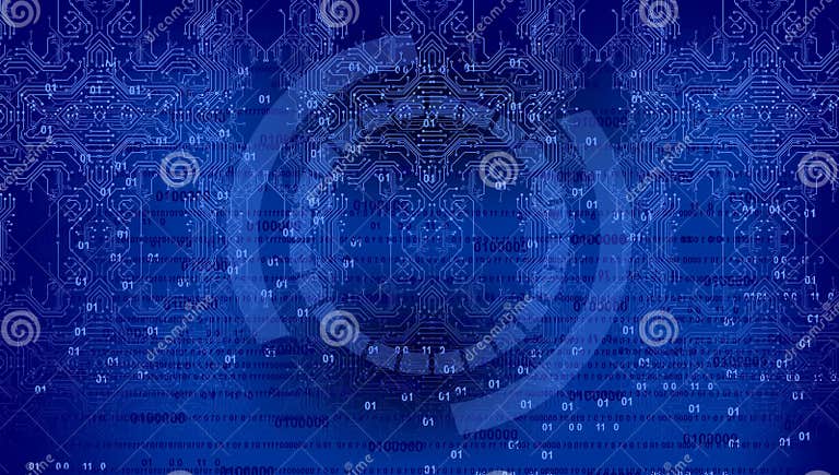 Binary Code Background, Digital Abstract Technology Background. Java ...