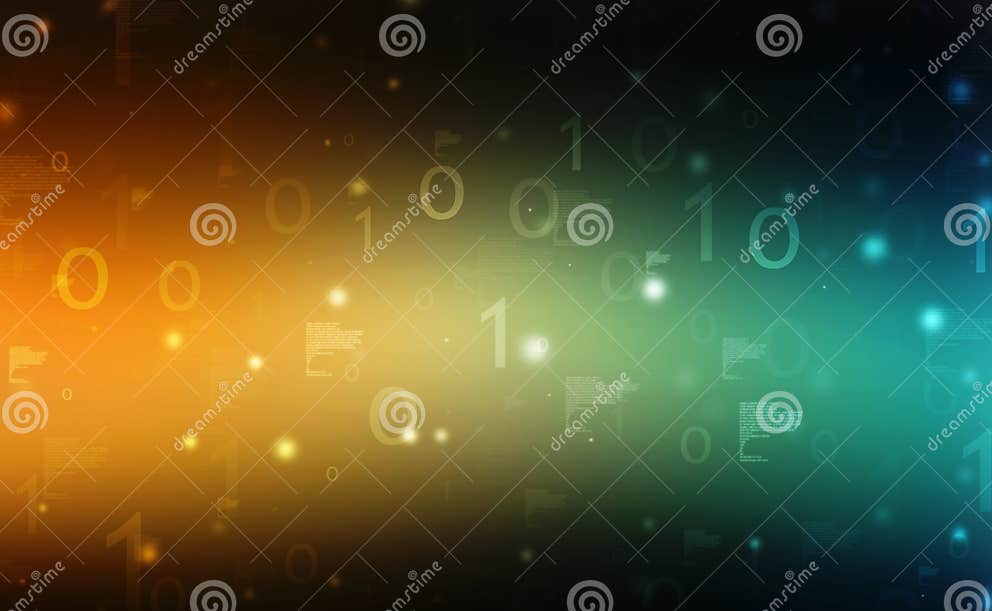 Binary Code Background, Digital Abstract Technology Background,binary Code Format in Technology ...