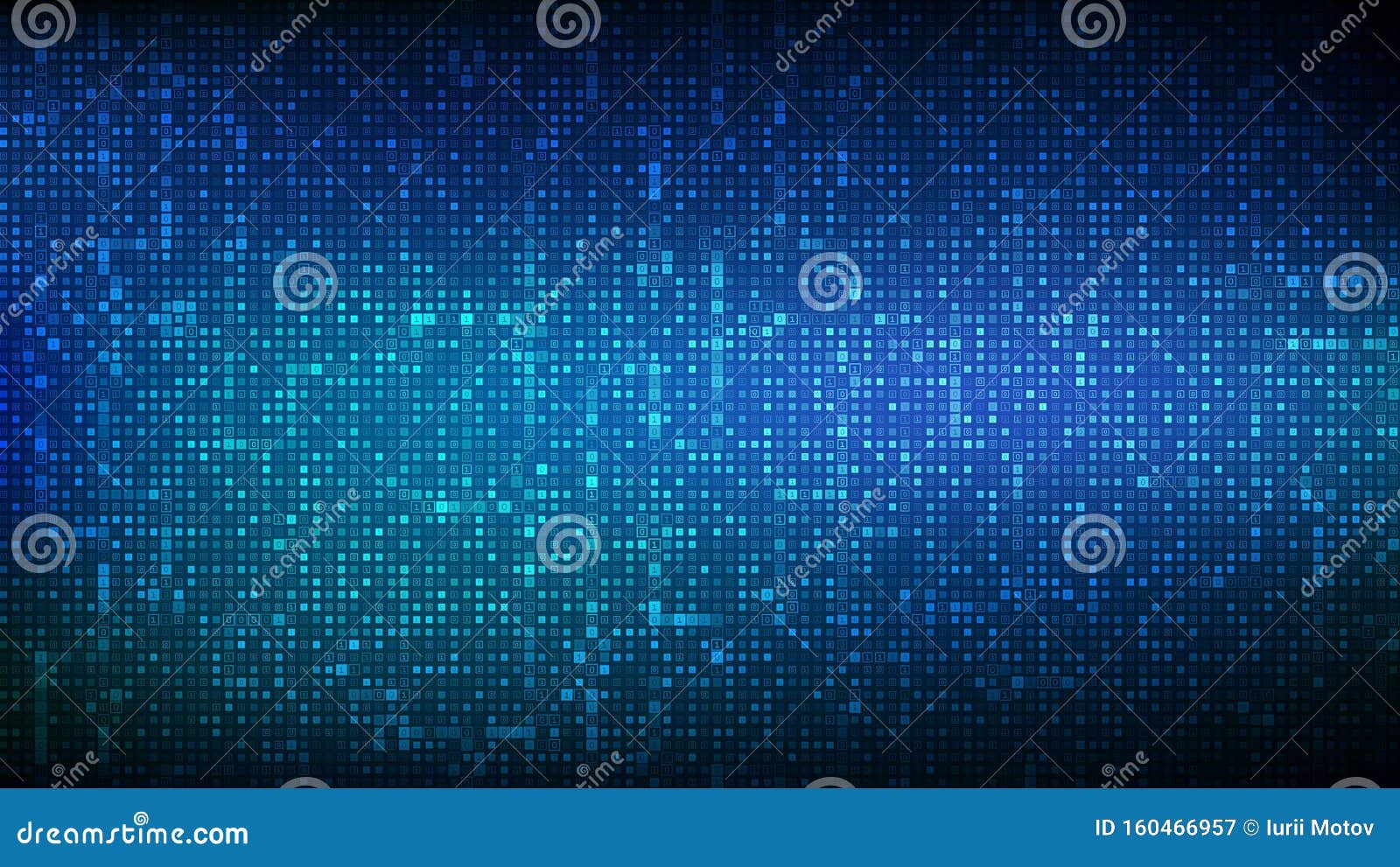 Binary Code Background. Digital Binary Data and Streaming Digital Code Background. Abstract ...