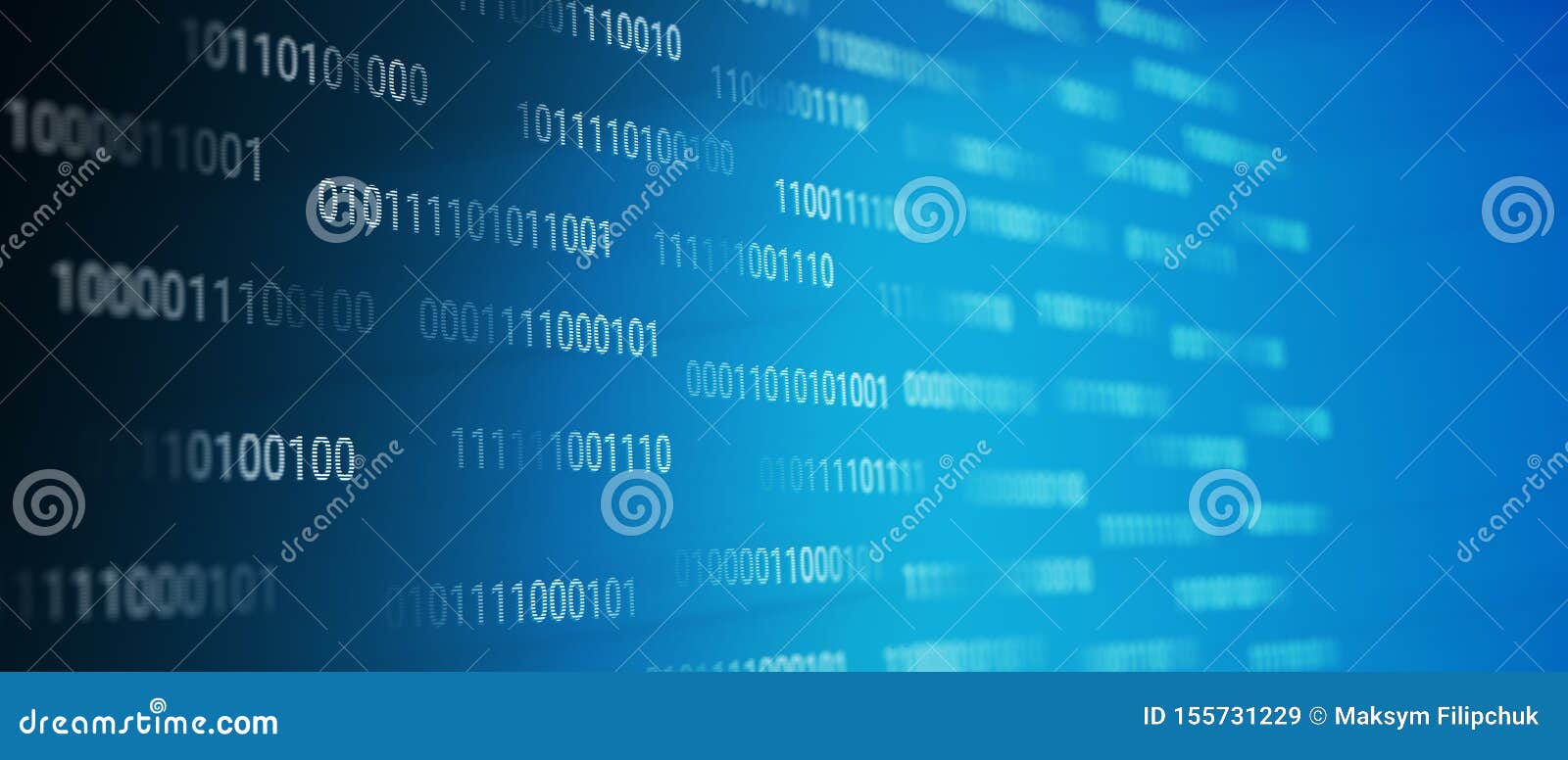 Binary code background stock illustration. Illustration of flow - 155731229