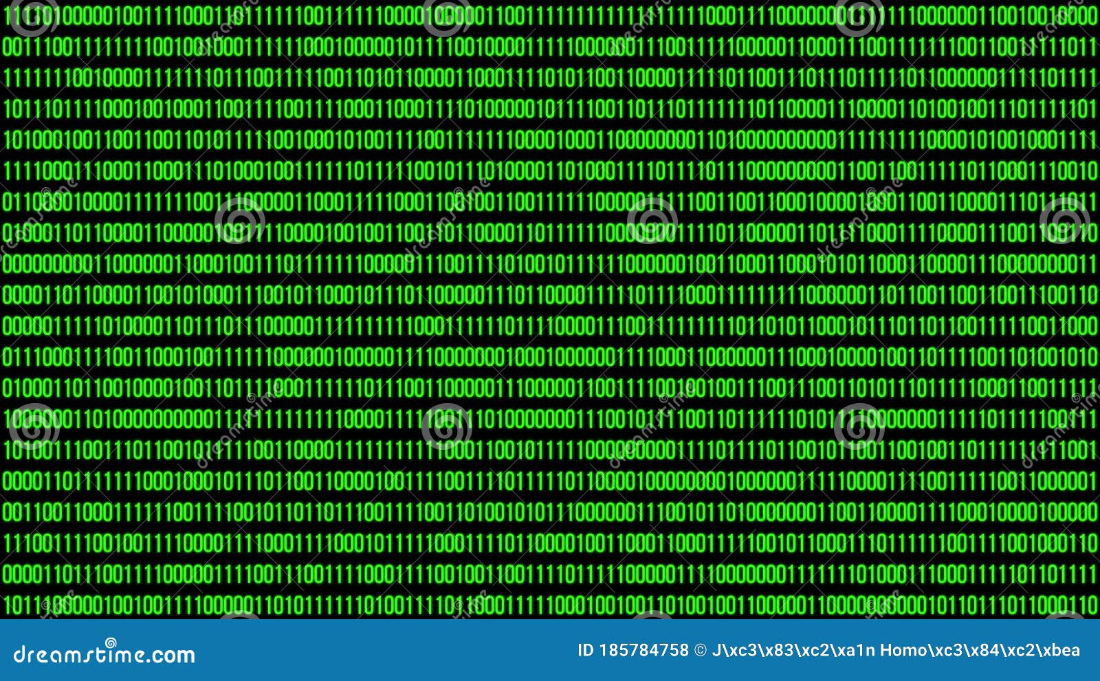 Binary Code Background with Digits Moving on Screen. Stock Footage ...