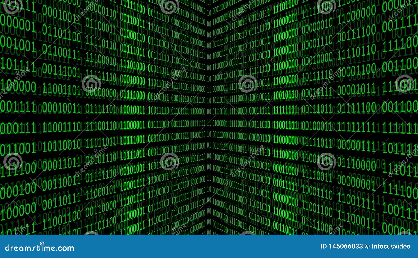 Binary Code Black and Green Animation Stock Video - Video of film, decryption: 145066033