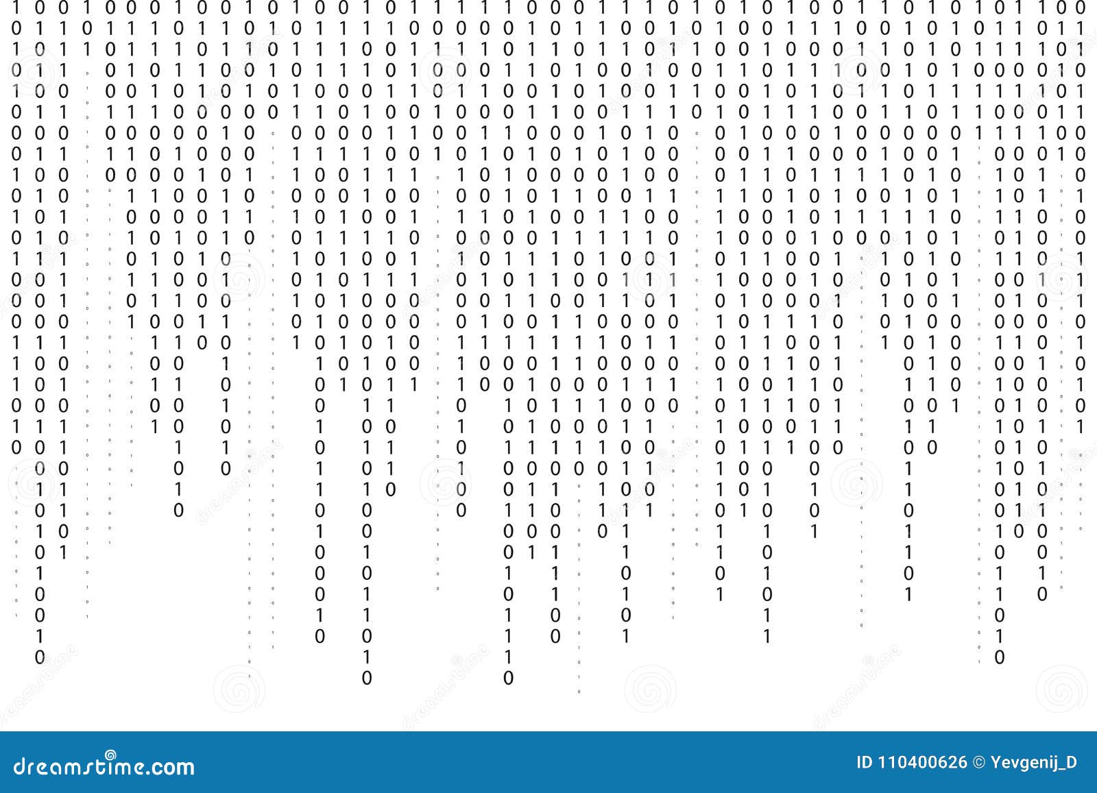 Binary Code Background. Falling, Streaming Binary Code Background. Digital Technology Wallpaper ...